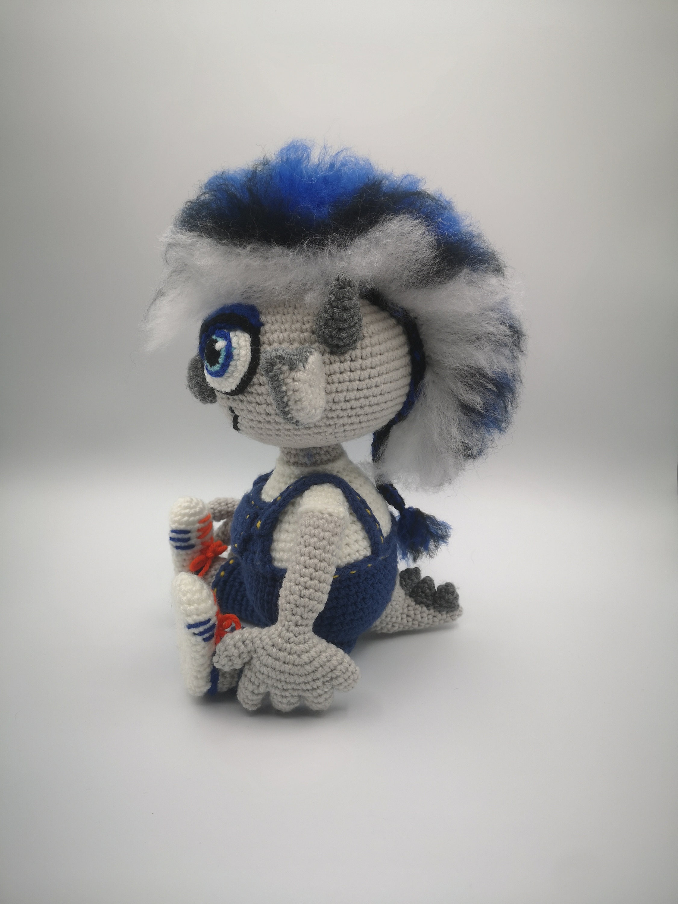 Digger the Cave Sprite Crochet Amigurumi Pattern by Debbie Ouellet - Etsy