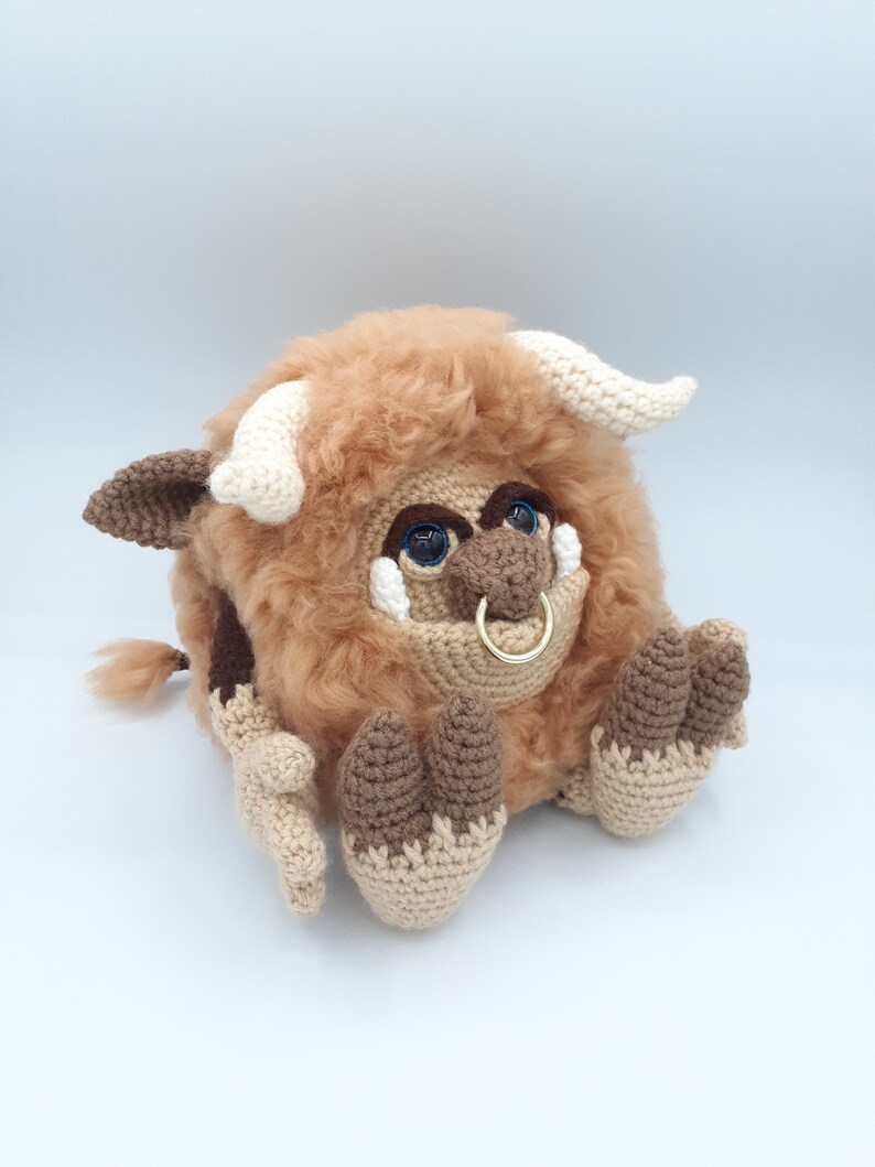 Mortimer the Baby Minotaur Crochet Amigurumi Pattern - Etsy