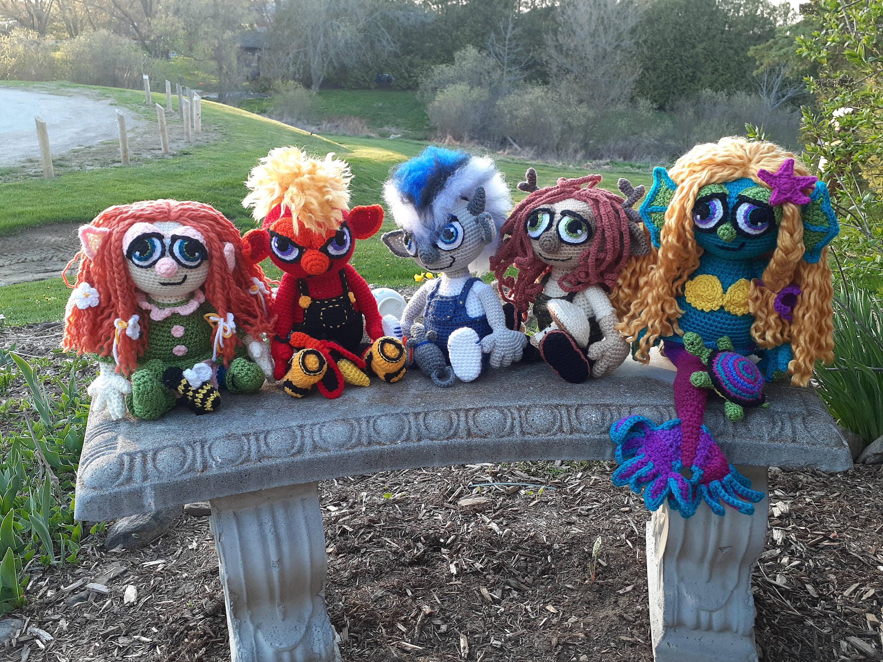 Aqua the Water Sprite Crochet Amigurumi Pattern by Debbie Ouellet - Etsy