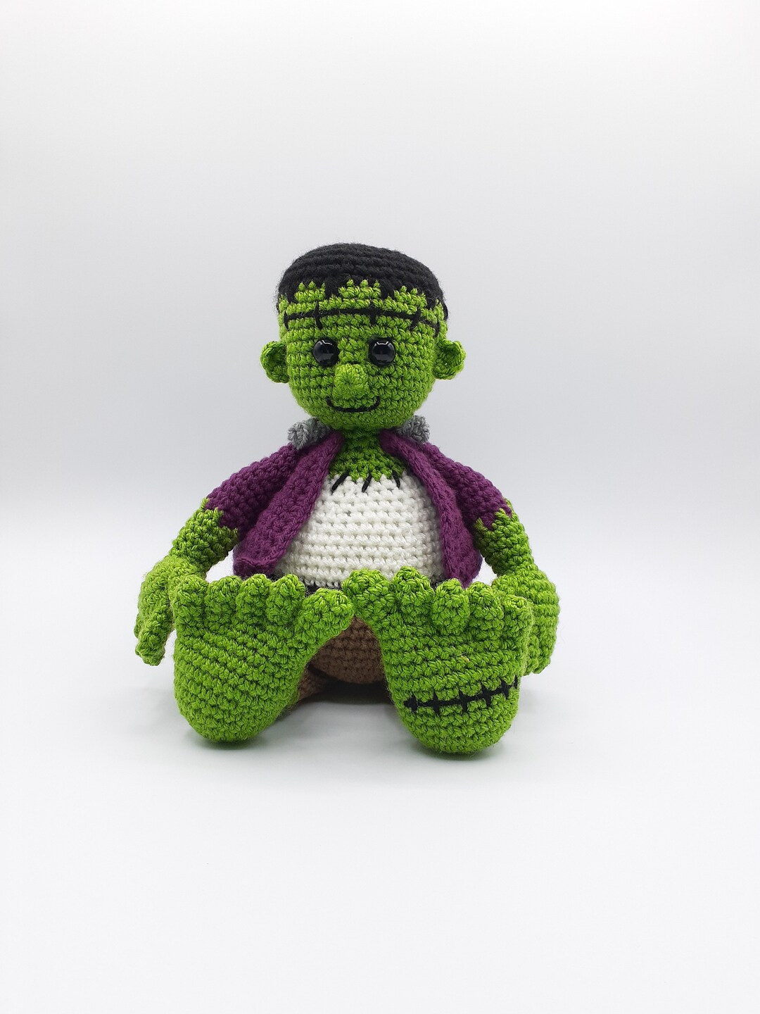 Halloween Baby Frankenstein Crochet Amigurumi Pattern by Debbie Ouellet ...