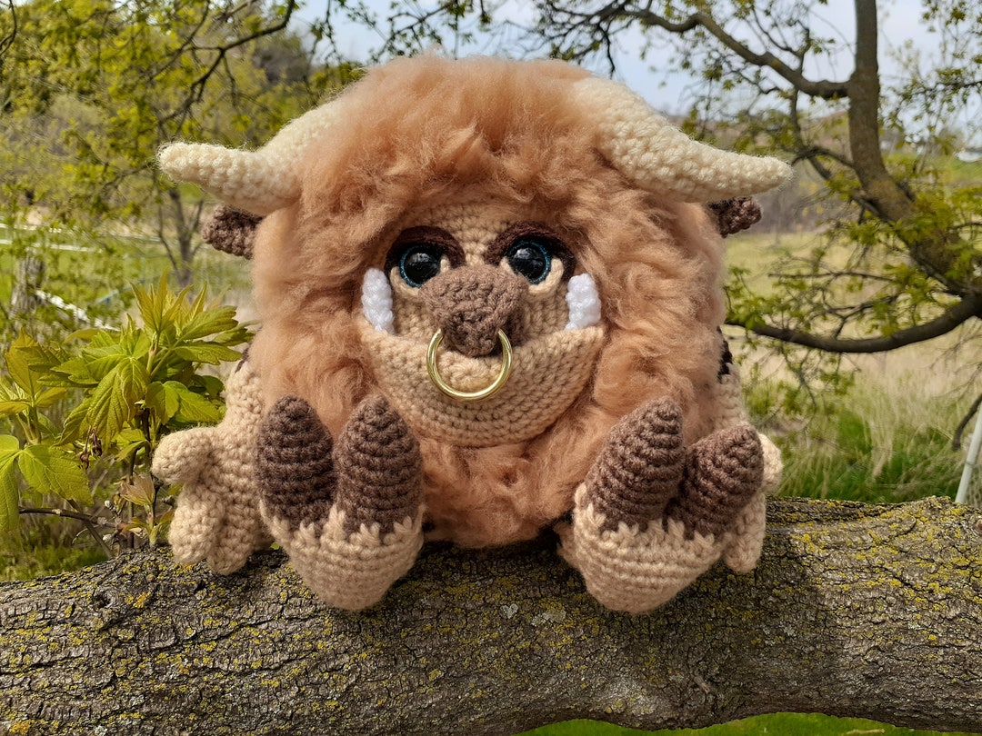 Mortimer the Baby Minotaur Crochet Amigurumi Pattern - Etsy