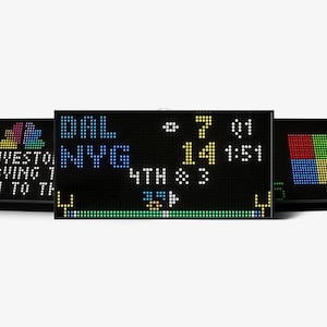 GLANCE LED | Live Sport Stock Crypto LED Ticker Man Cave Decor Man Cave ...