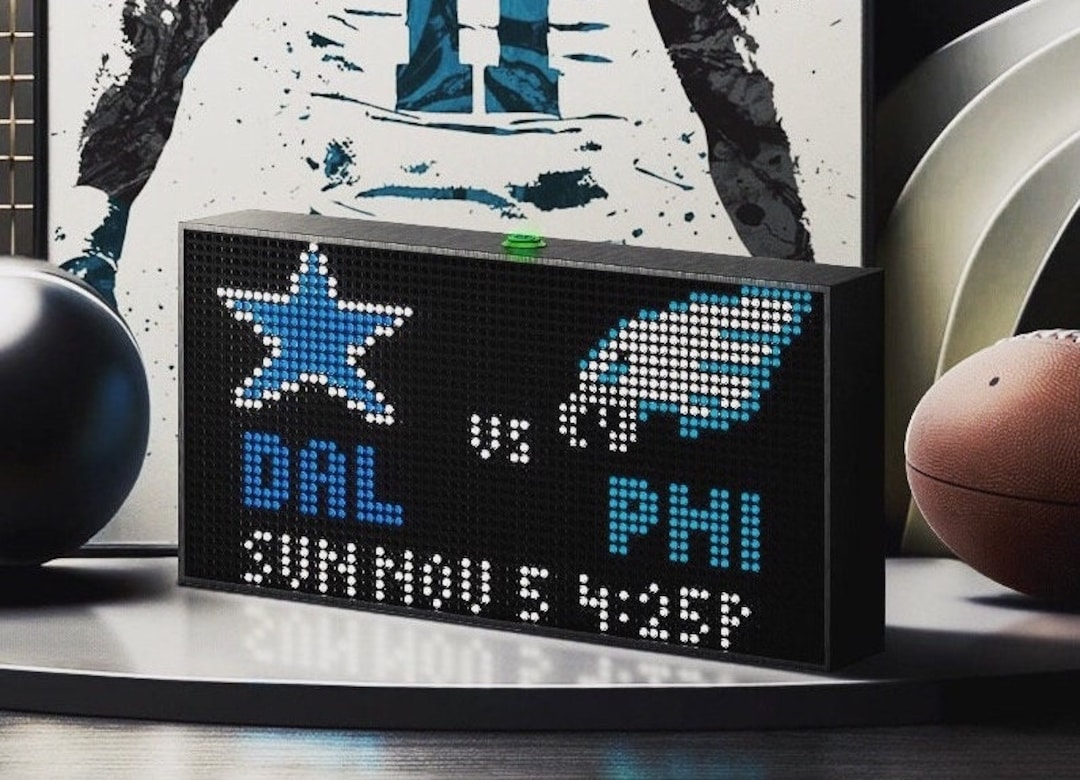 GLANCE LED | Live Sport Stock Crypto LED Ticker Man Cave Decor Man Cave ...