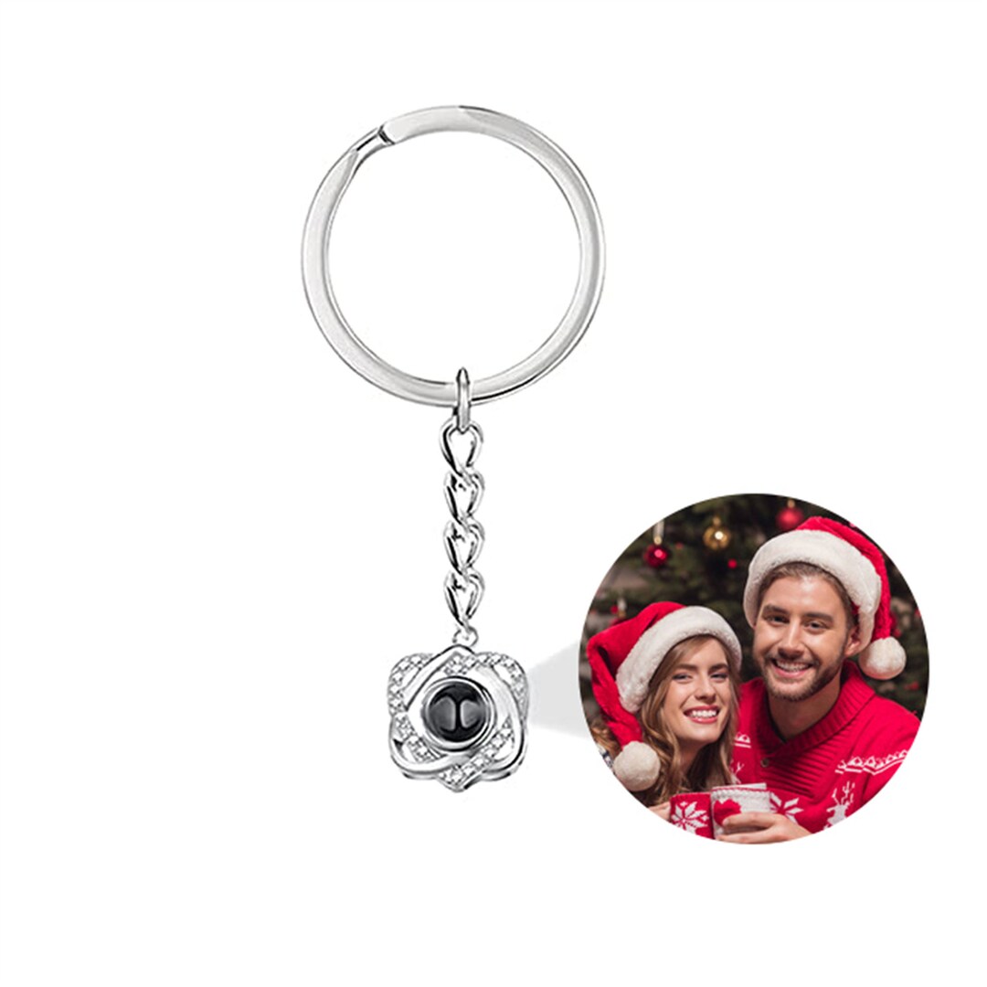 Projection Keychain Custom Picture Keychain Personality Pet Photo ...