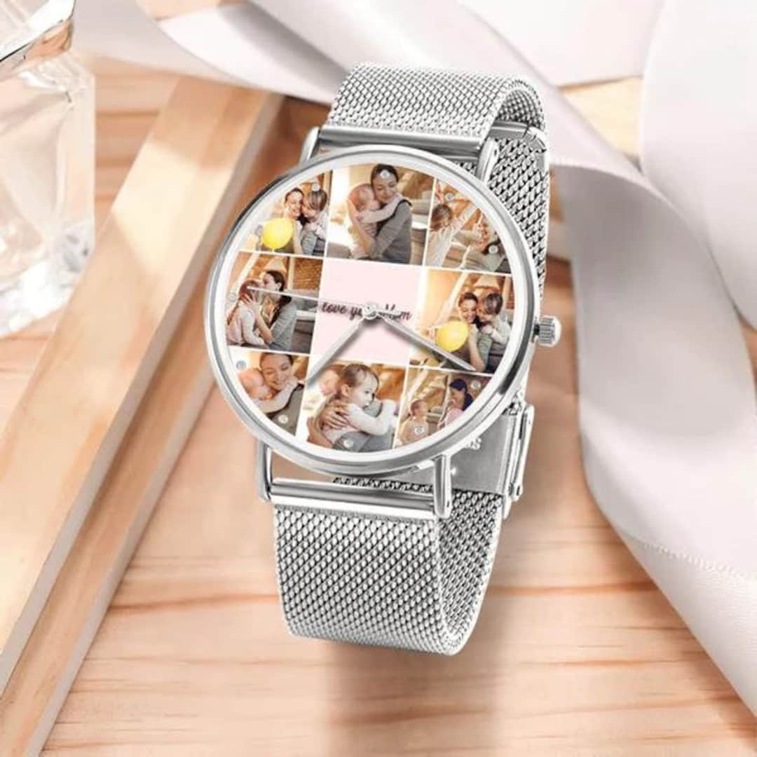 Custom Photo Watch Personalized 3D Print Picture Watch Custom Name ...
