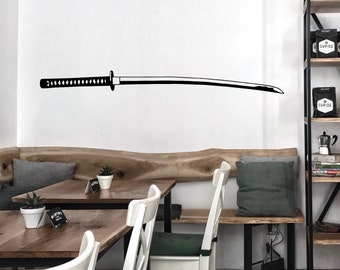 Katana Wall Decal - Etsy