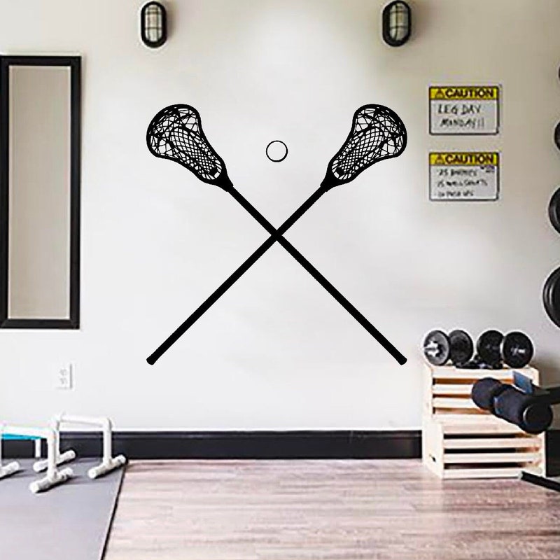 Lacrosse Wall Decal - Etsy