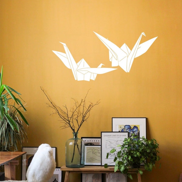 Large Crane Wall Decal - Etsy