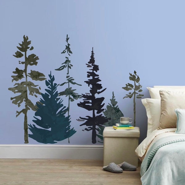 Forest Wall Decals - Etsy