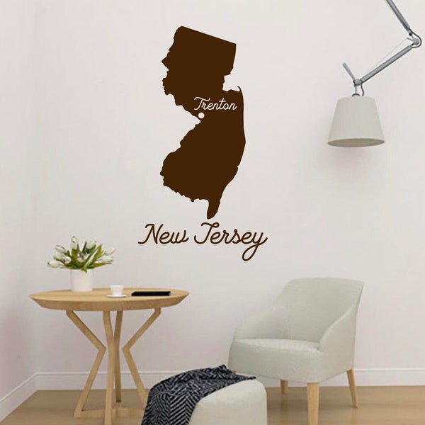 New Jersey Decal - Etsy