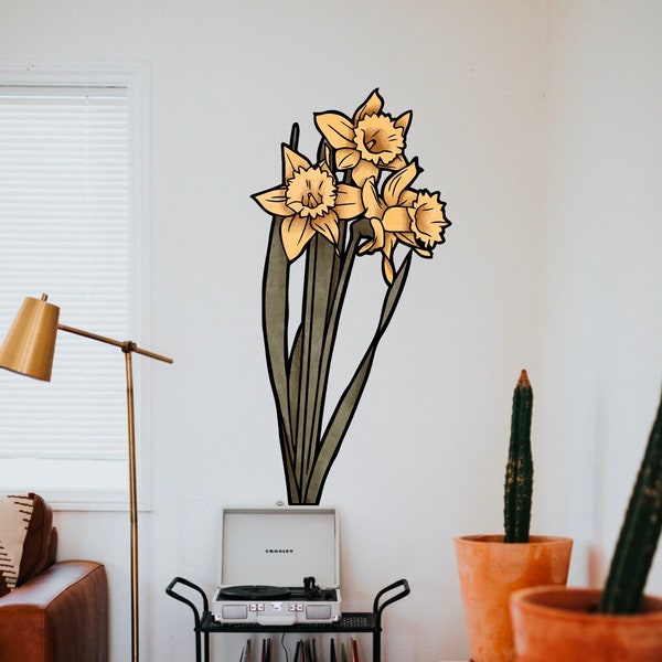 Daffodil Art - Etsy