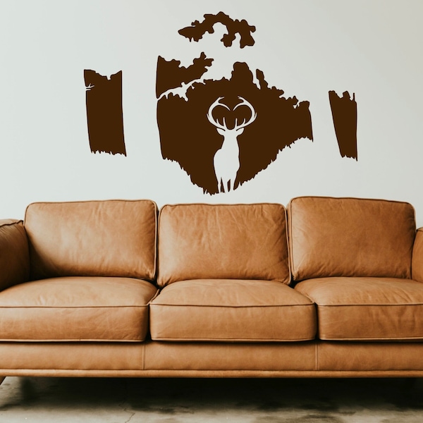 Deer Wall Decal - Etsy
