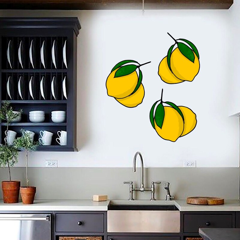 Lemon Wall Decals - Etsy