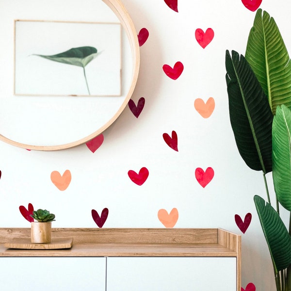 Heart Wall Decal - Etsy