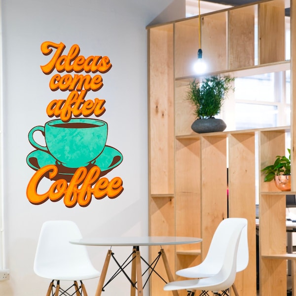 Cafe Wall Decals - Etsy