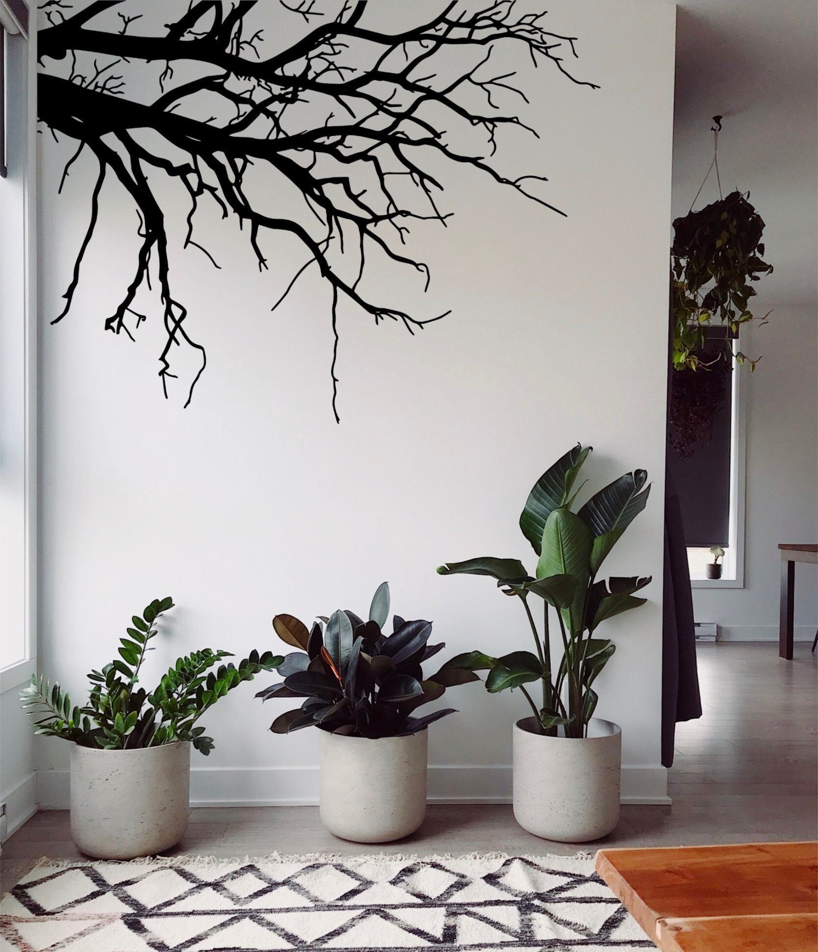 Tree Branches Wall Decal Large Vinyl Sticker Mural Art - Etsy