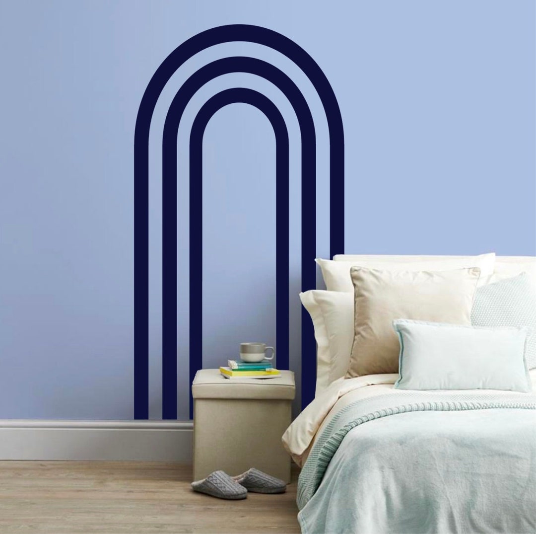 Boho Arch Wall Decal Abstract Large Vinyl Sticker Modern - Etsy