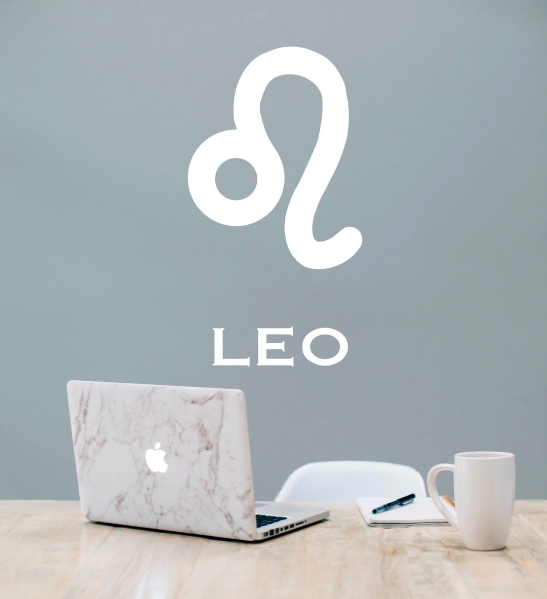 Leo Wall Decal Zodiac Sign Large Vinyl Sticker Mural Art - Etsy
