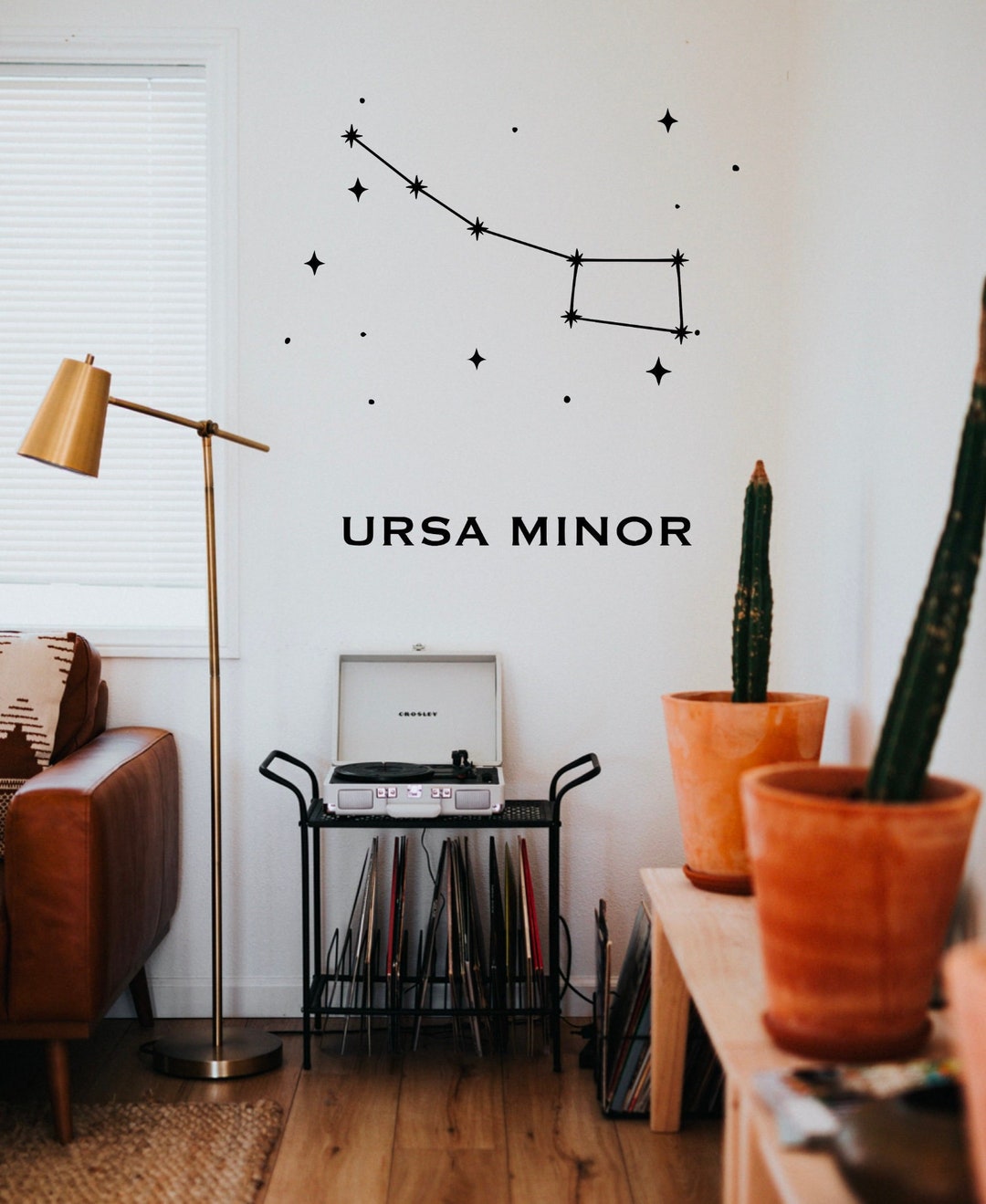 Ursa Minor Constellation Wall Decal, Astrological Large Vinyl Sticker ...