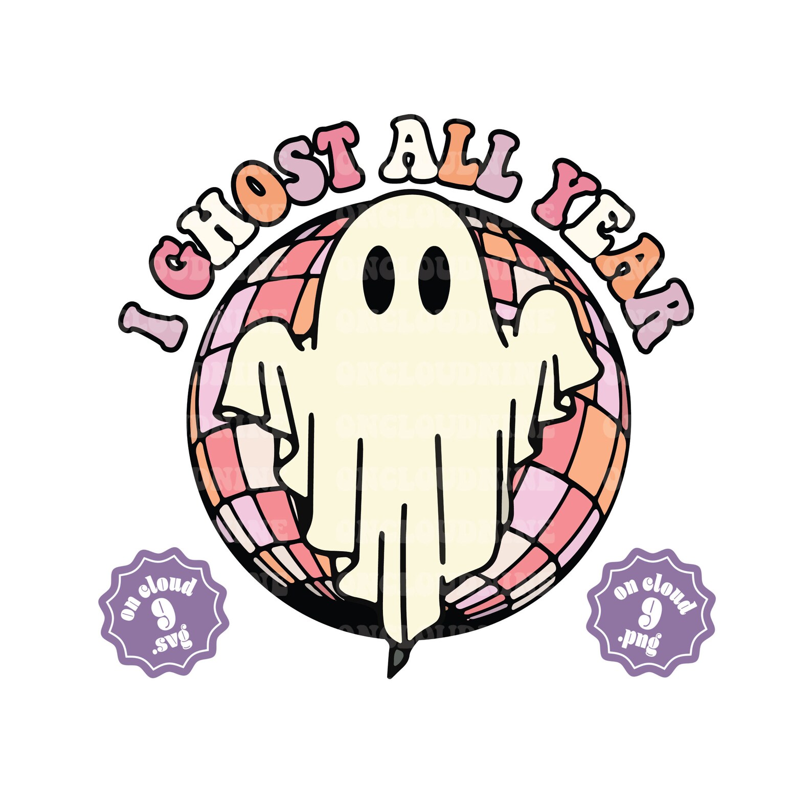 Ghost Png and Svg Ghoul Svg Retro Ghost Svg Funny Ghost - Etsy