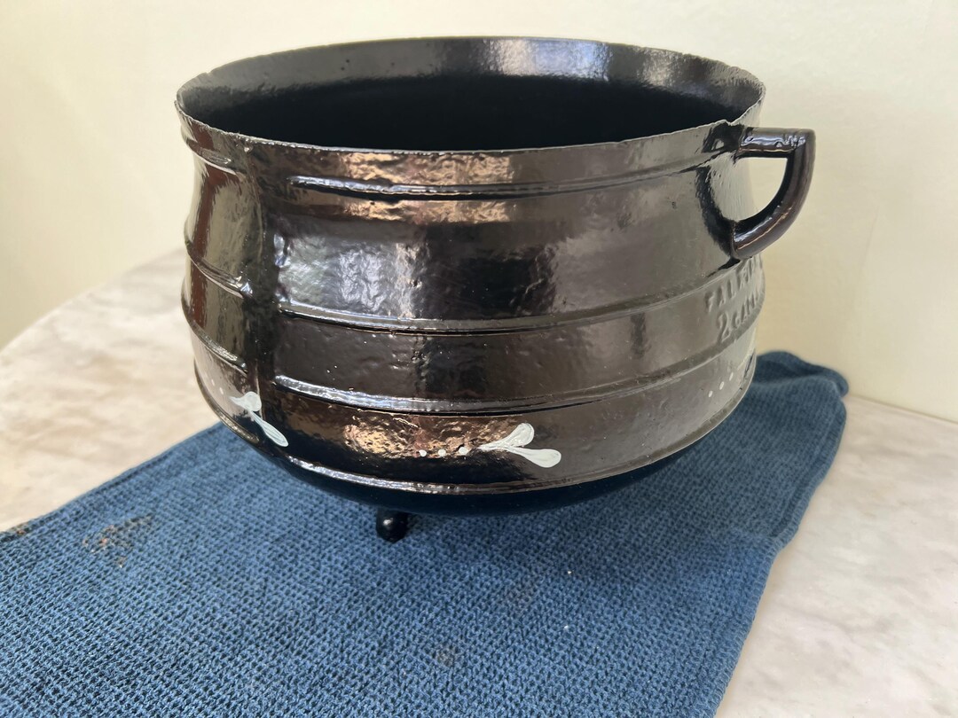 Antique Victorian Cast Iron Gypsy Cooking Pot Planter - Etsy