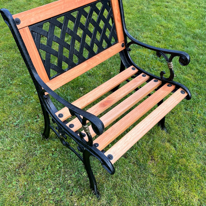 Vintage Wood Slat Chair - Etsy UK