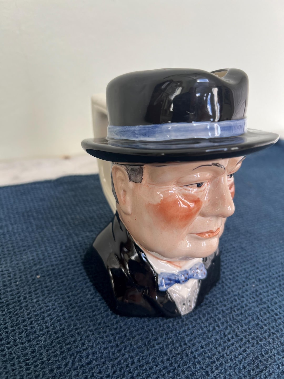 A Wood's of Burslem 'sir Winston Churchill' Hand Painted Staffordshire ...