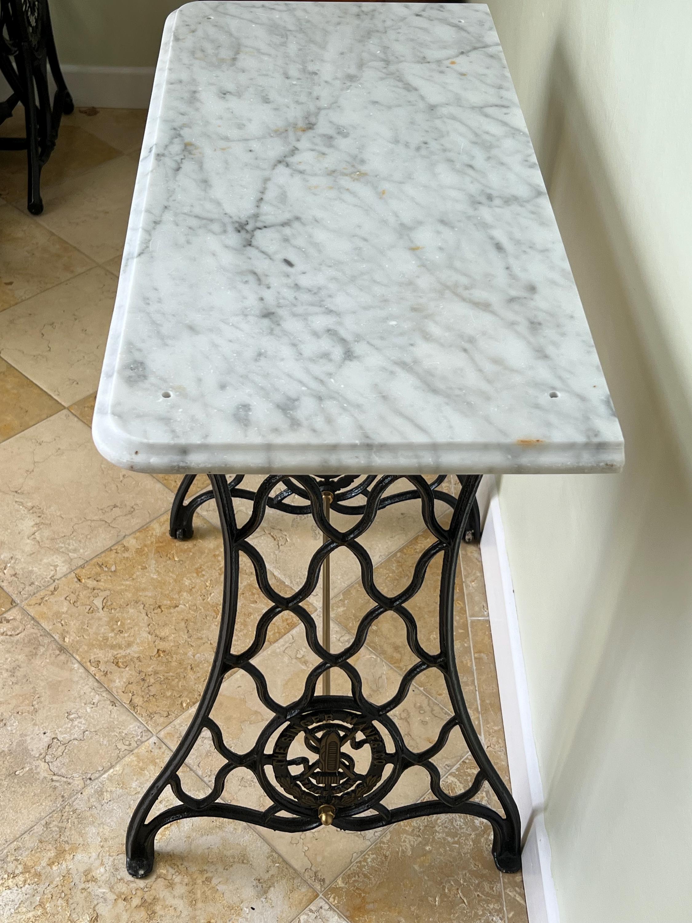 A Beautifully Restored, Singer Sewing Stand Inspired, Hall, Consol ...