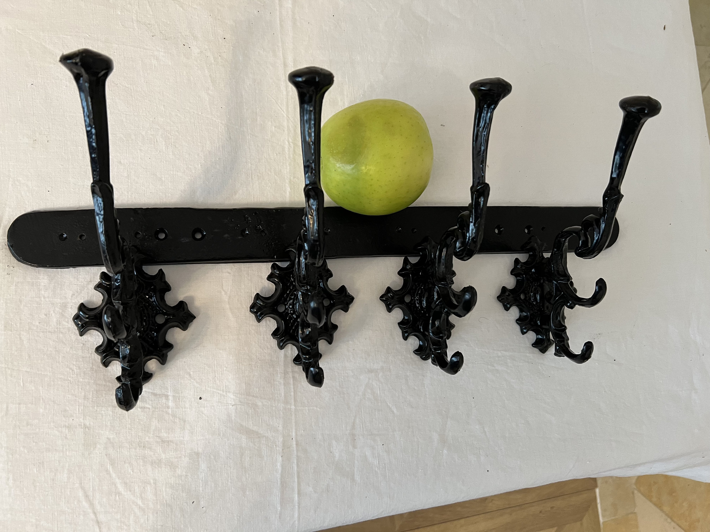 Set of 4 Antique Victorian Double Coat Hangers and Hanging Back Band - Etsy