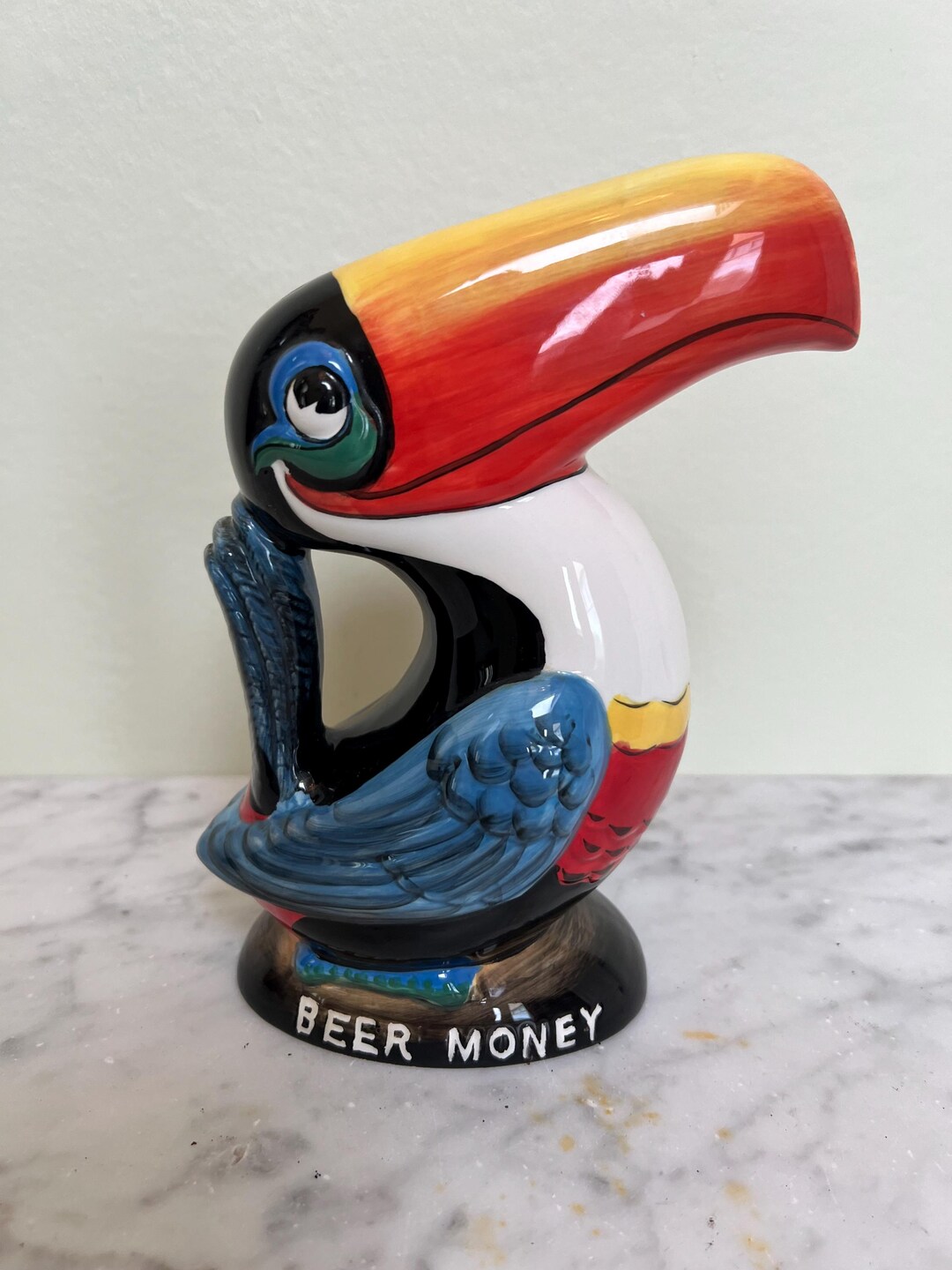 Ceramic John Gilroy Inspired Guinness Toucan 'beer Money' Money Box - Etsy