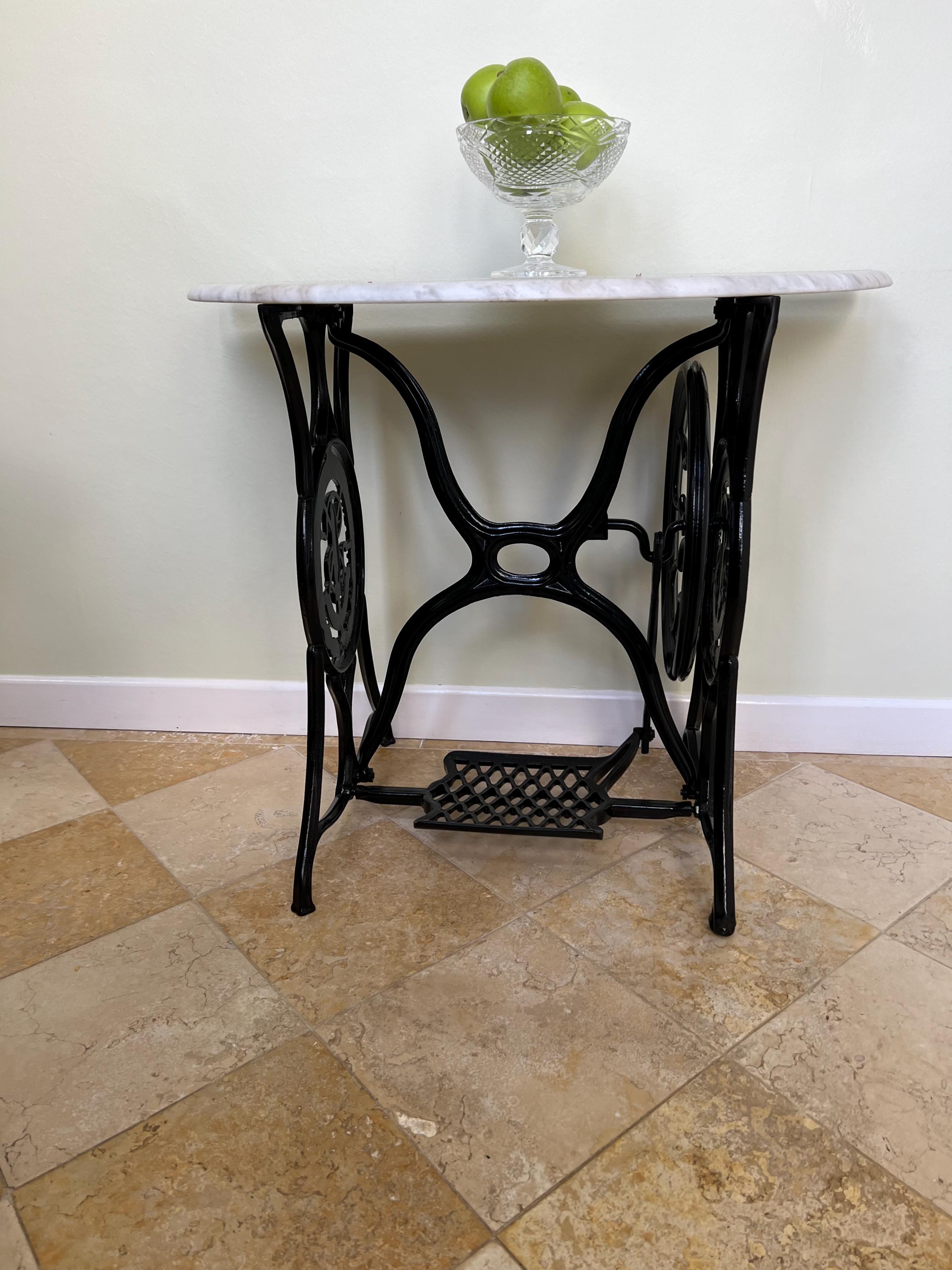 Antique Victorian Hall, Consol, Conservatory or Kitchen Table Made From ...