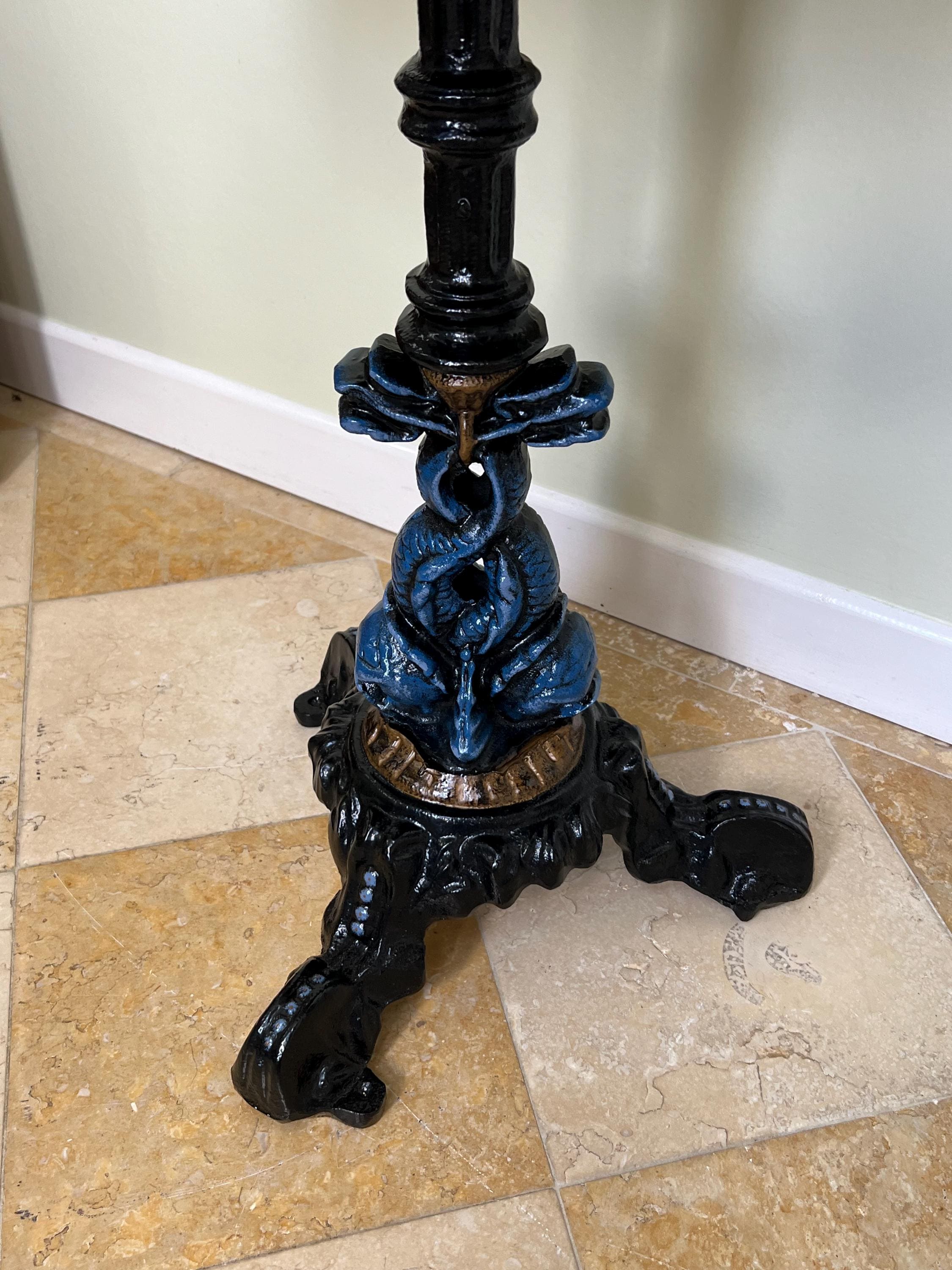 Antique Victorian Cast Iron 'sea Monster' Bistro Occasional Table - Etsy