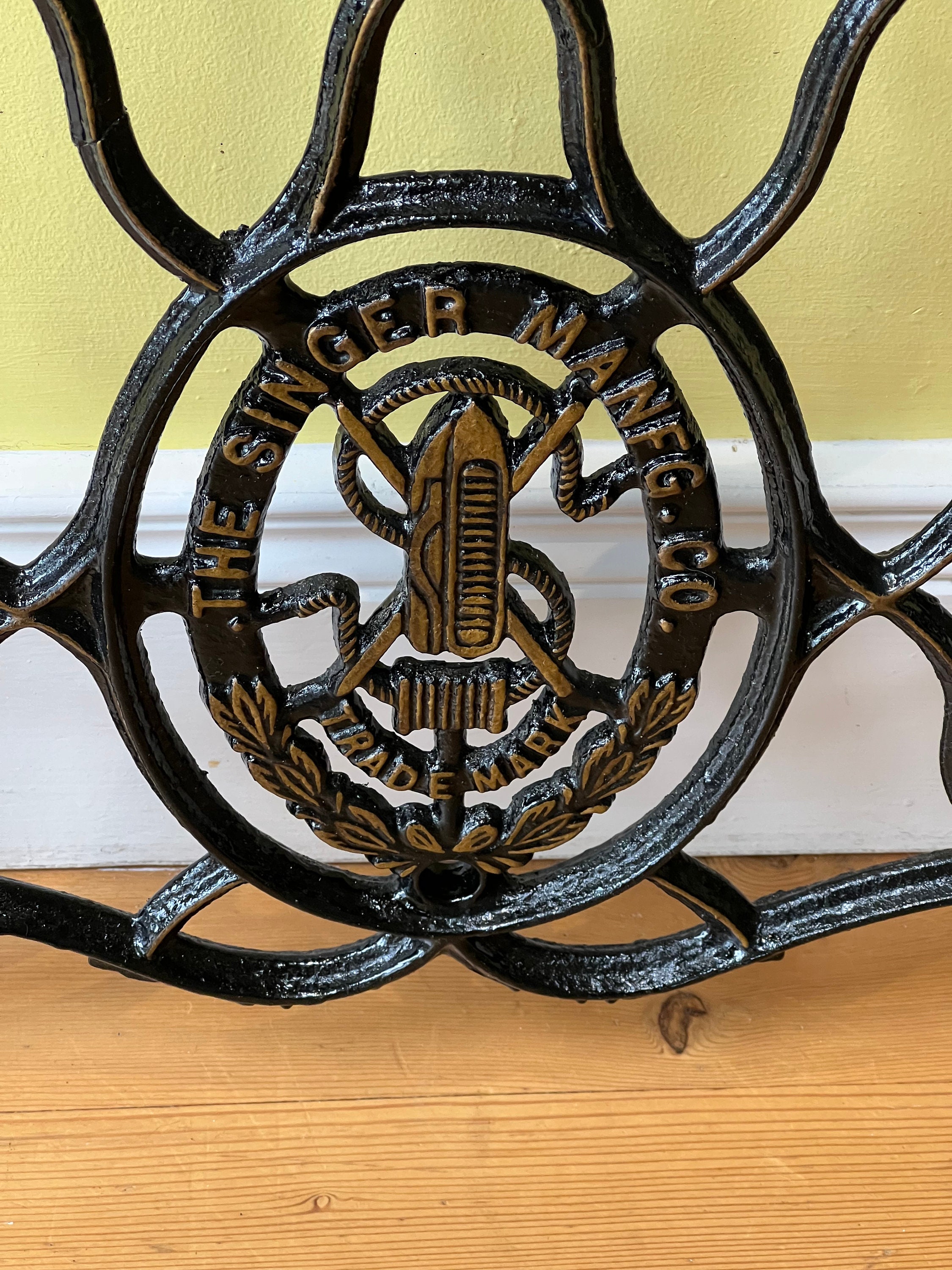 A Beautifully Restored and Highlighted Pair of Vintage Singer Sewing ...