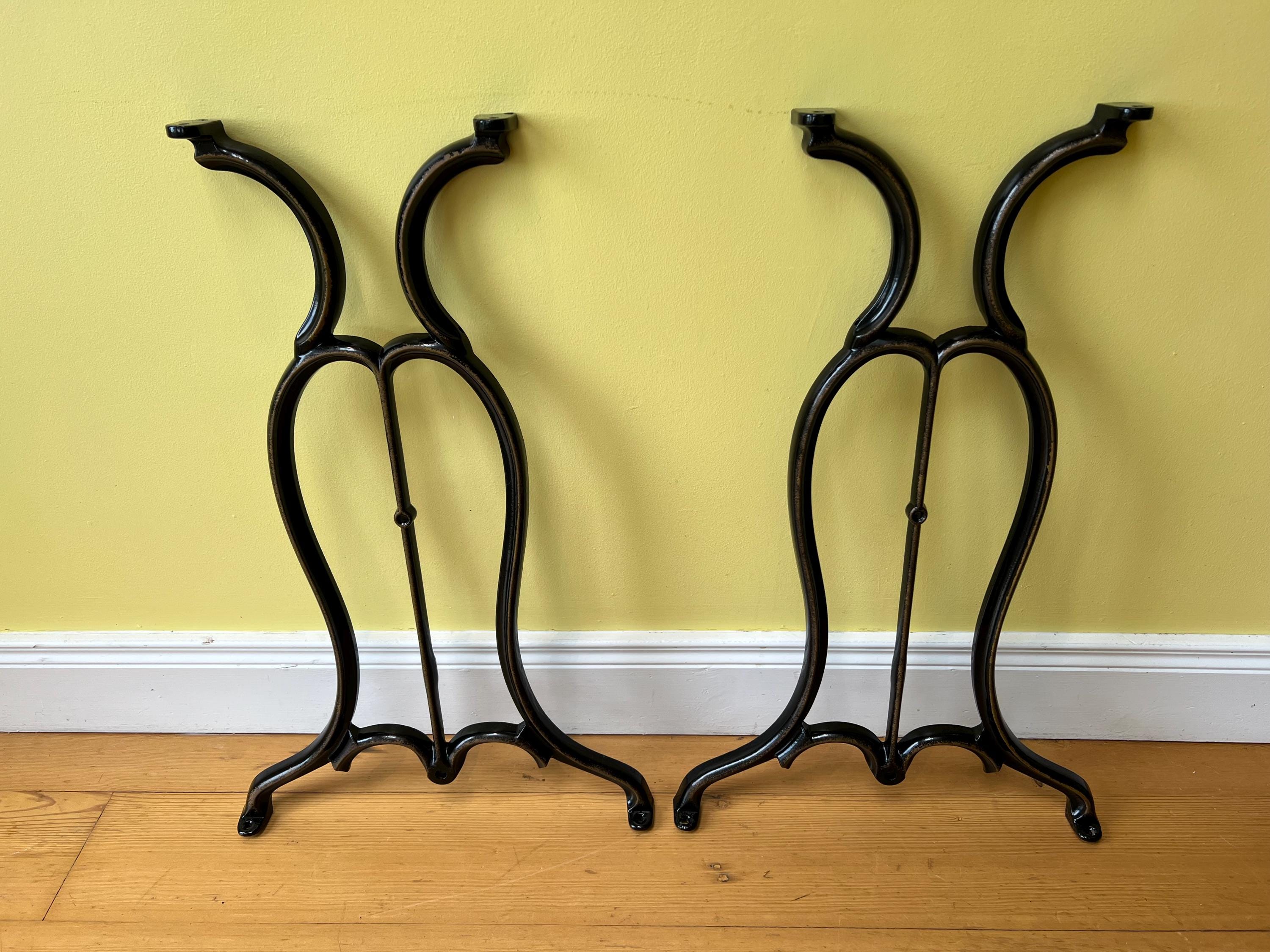 Antique Victorian Cast Iron Hall, Consol or Patio Table - Etsy