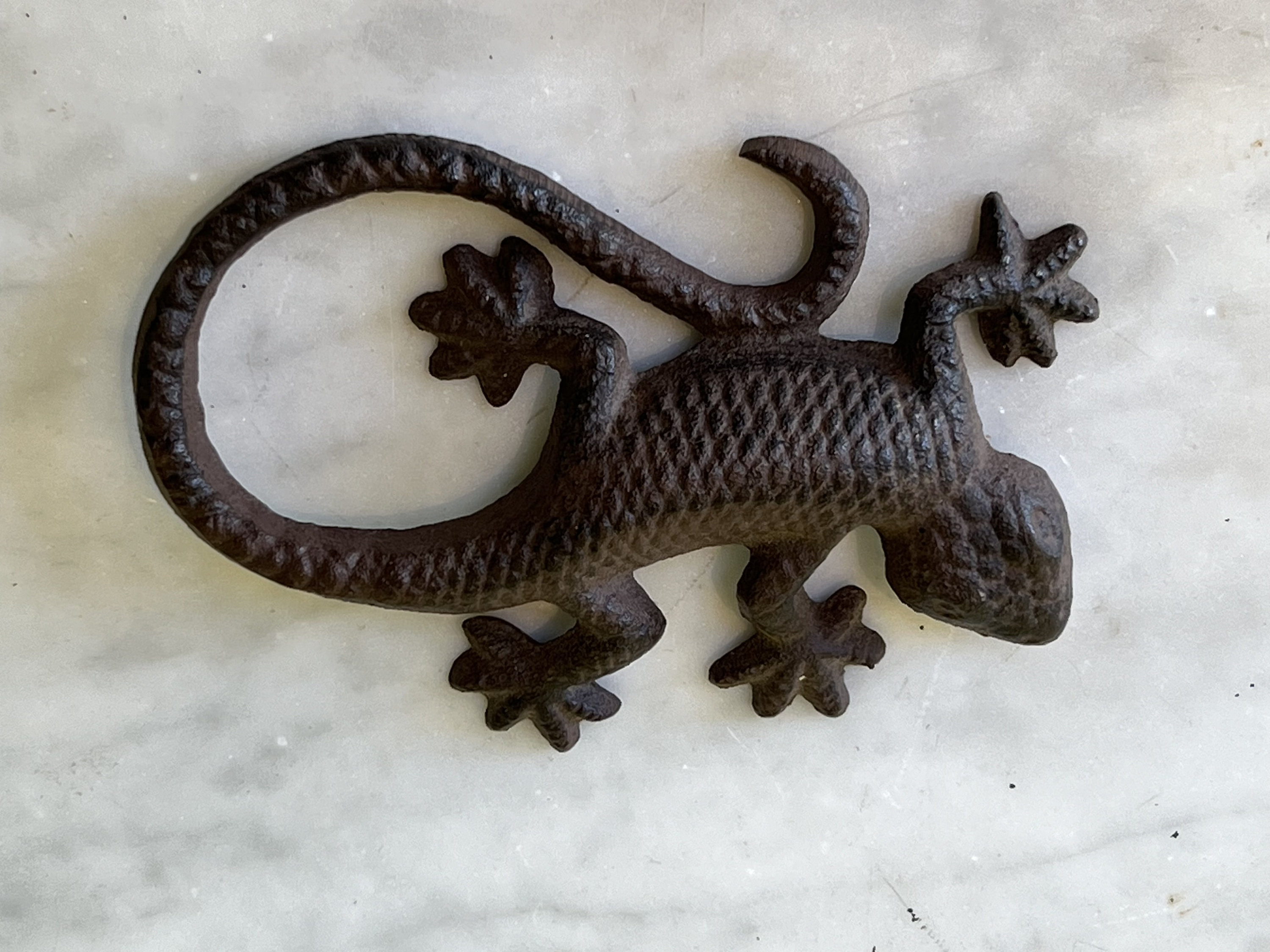 Antique Victorian Cast Iron Lizard Ornament - Etsy