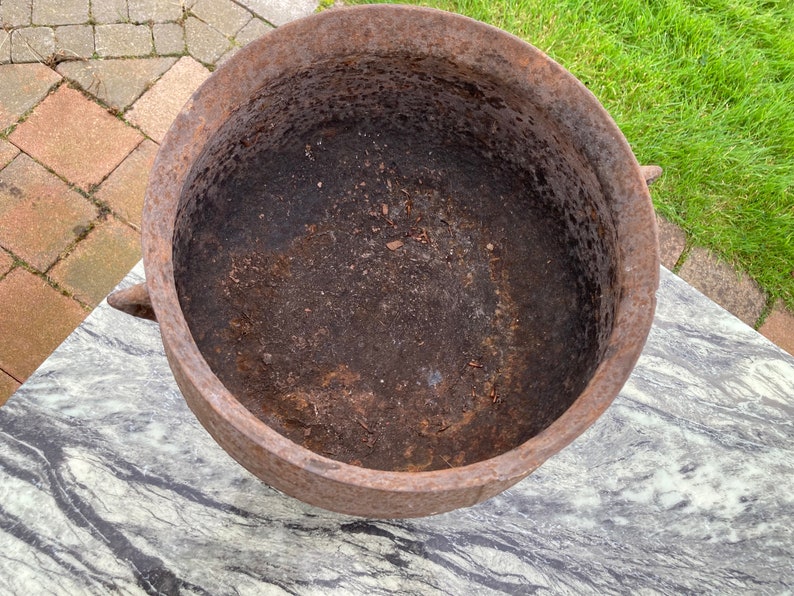 Victorian Cast Iron 'witches Pot' Cauldron Planter - Etsy