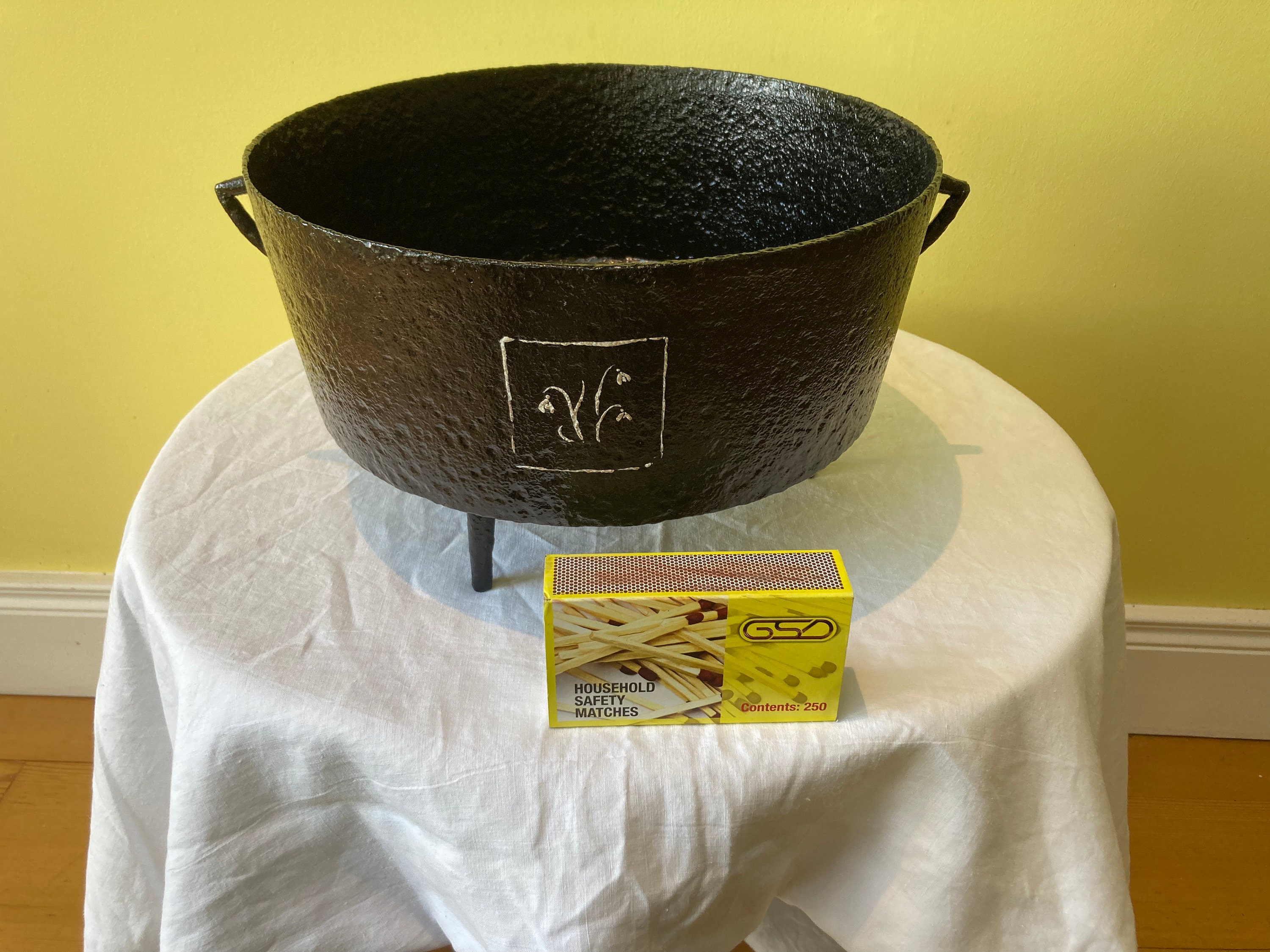 Antique Cast Iron 'pixie Ear' Cooking Pot/planter - Etsy