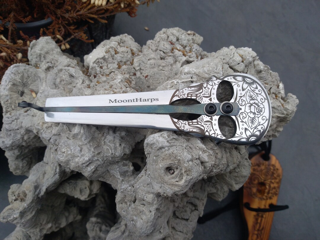 Jaw Harp SKULL 2in1 , Jews Harp, Drumla, Doromb, Vargan - Etsy