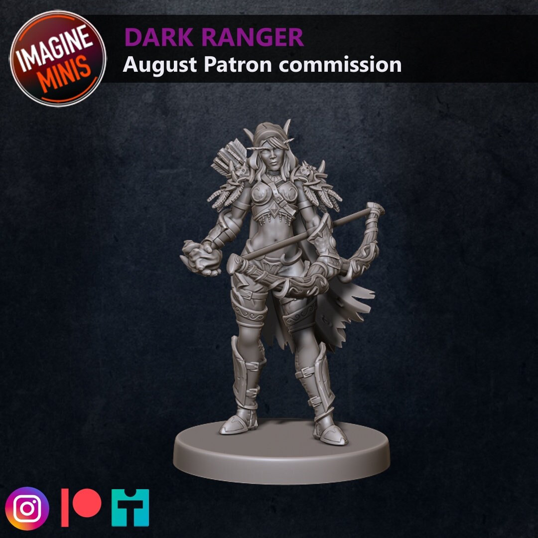 Dark Ranger Litch Banshee Undead Queen Aos War Games Role Playing ...