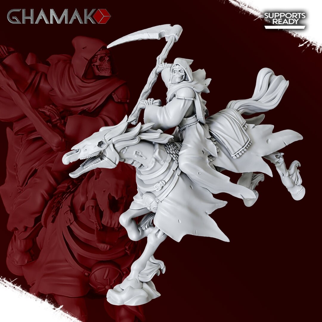 Skeleton Cavalry Aos War Games Role Playing Dungeons and Dragons Proxy ...