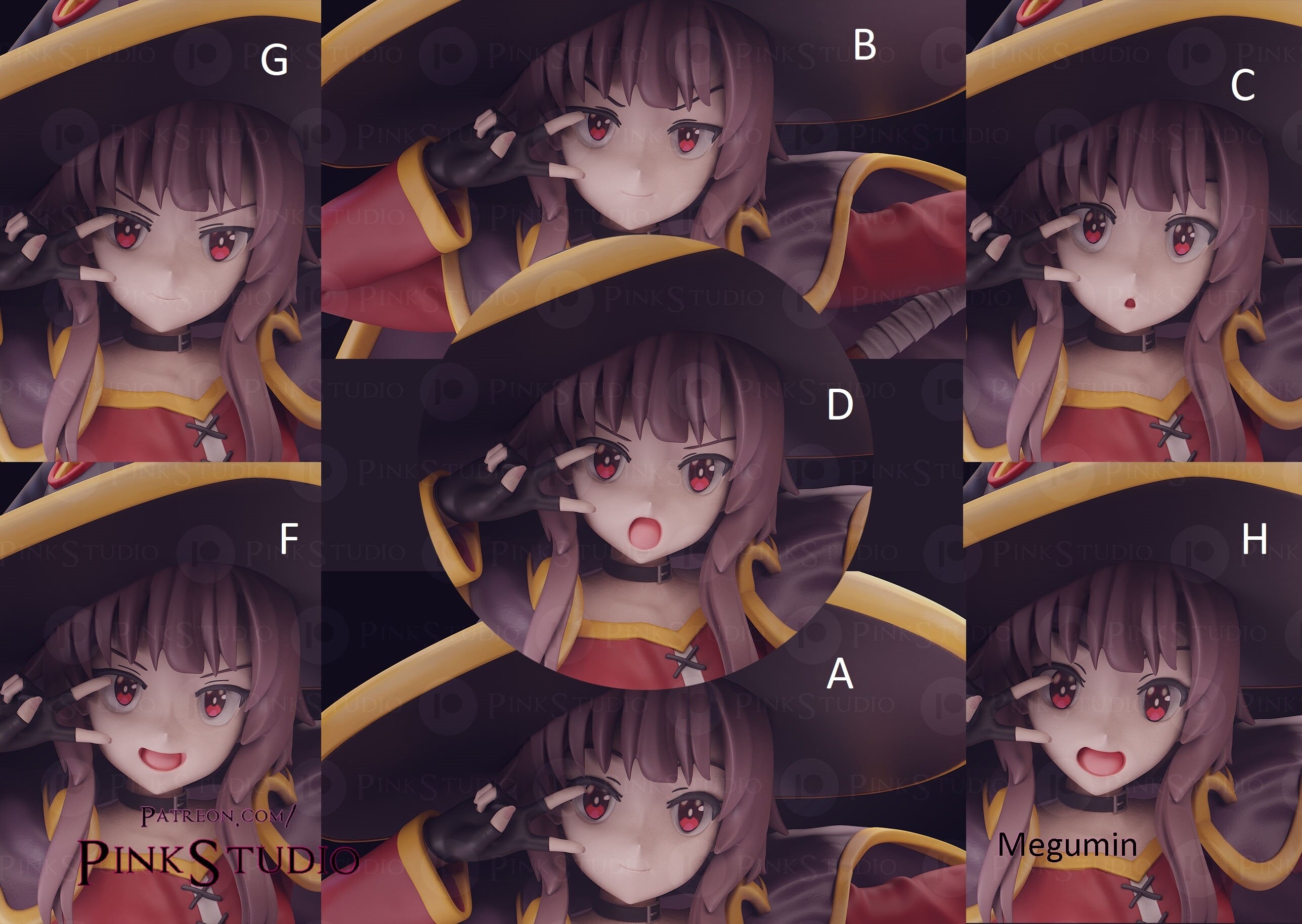 Megumin Konosuba Anime Doll Aos War Games Dungeons Proxy Etsy