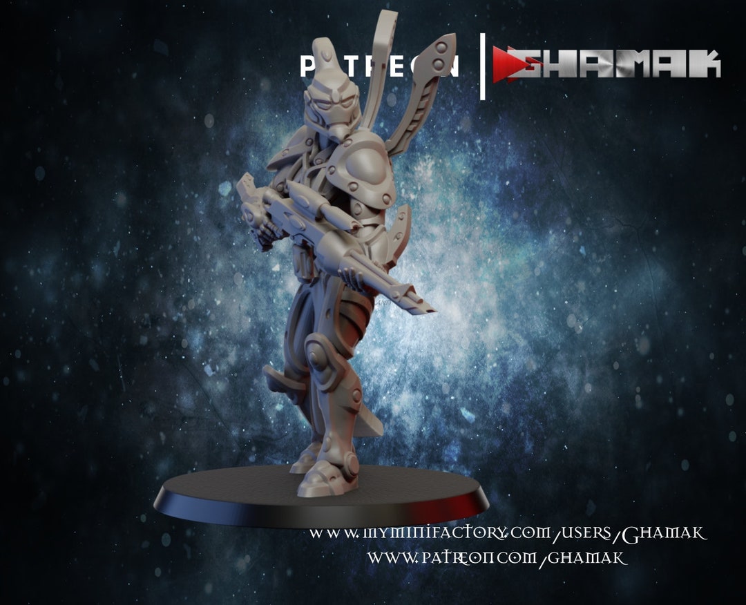 Amish Space Elf Guardian Ranger Sniper Assassin Aos SCIFI Wargames Role ...