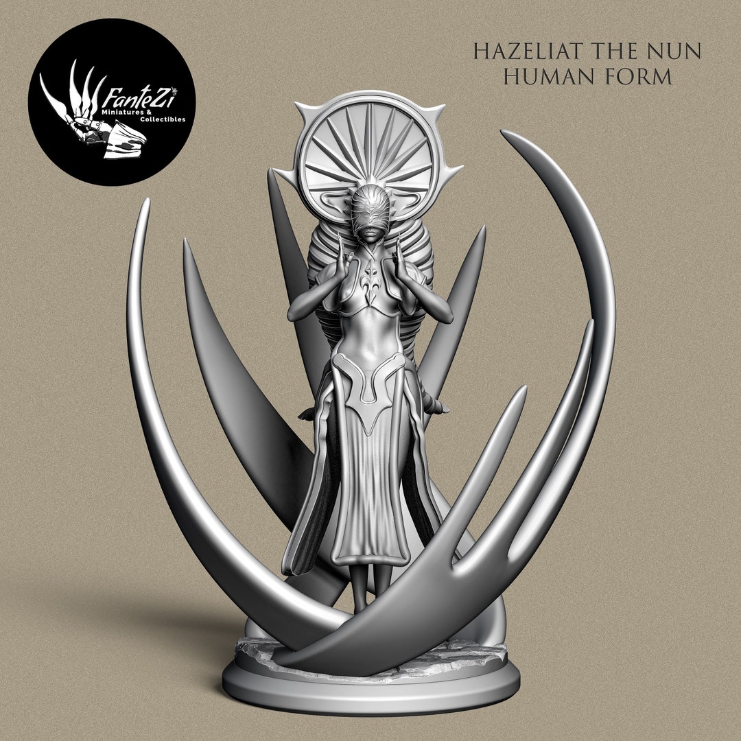 Hezaliat the Nun Human Fantasy Miniature Aos War Games Dungeons and ...