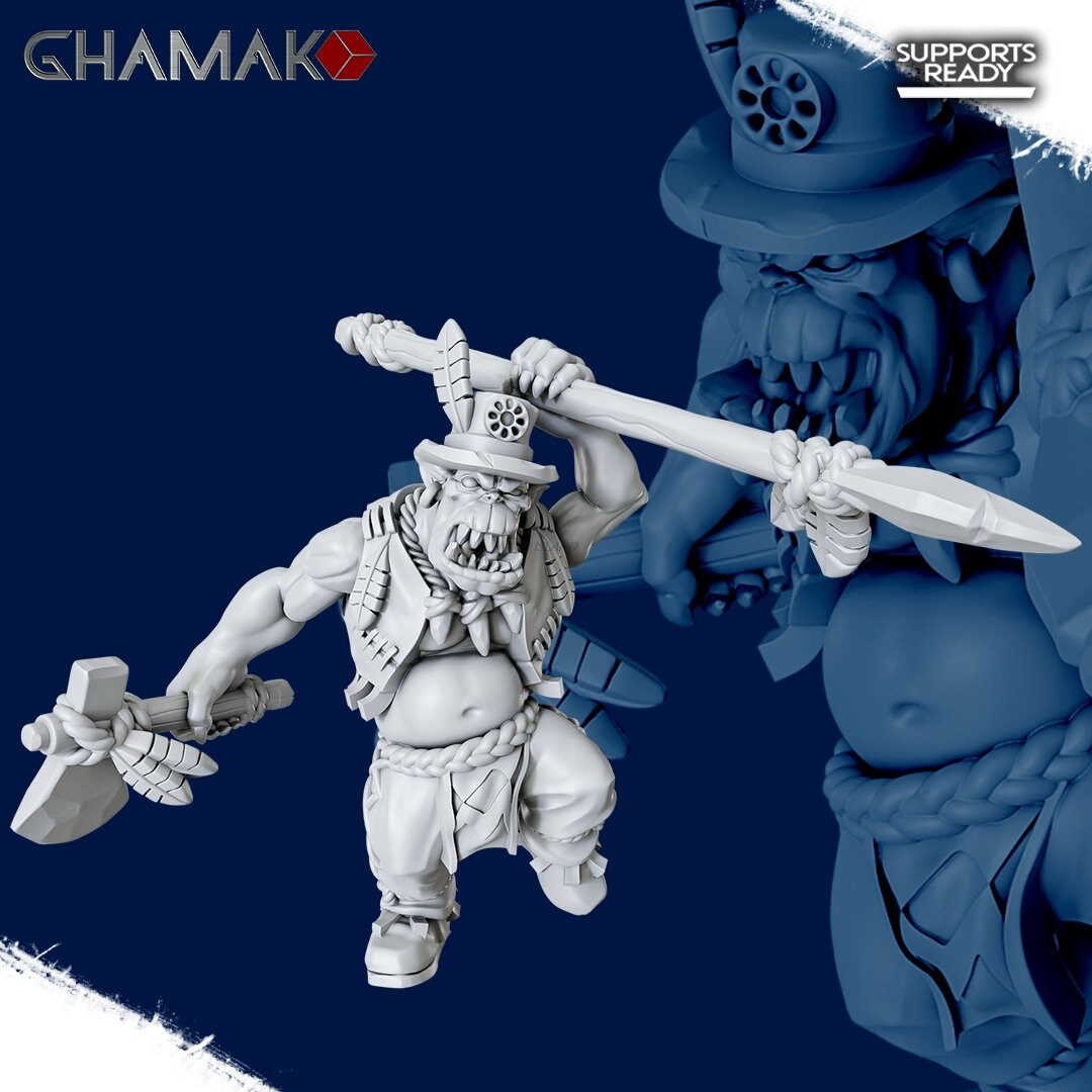 Native Orkz Orc Ork Aos SCIFI War Games Role Playing Dungeons and ...