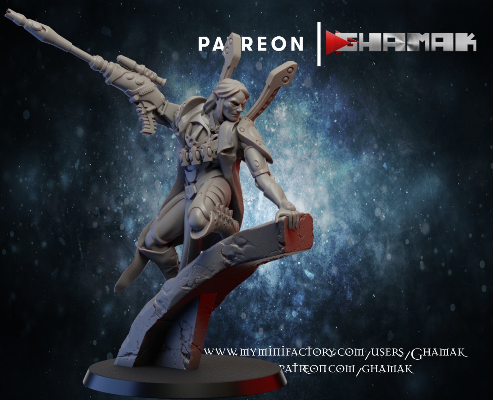 Scout Space Elf Ranger Sniper Assassin Olderone Aos SCIFI Wargames Role ...