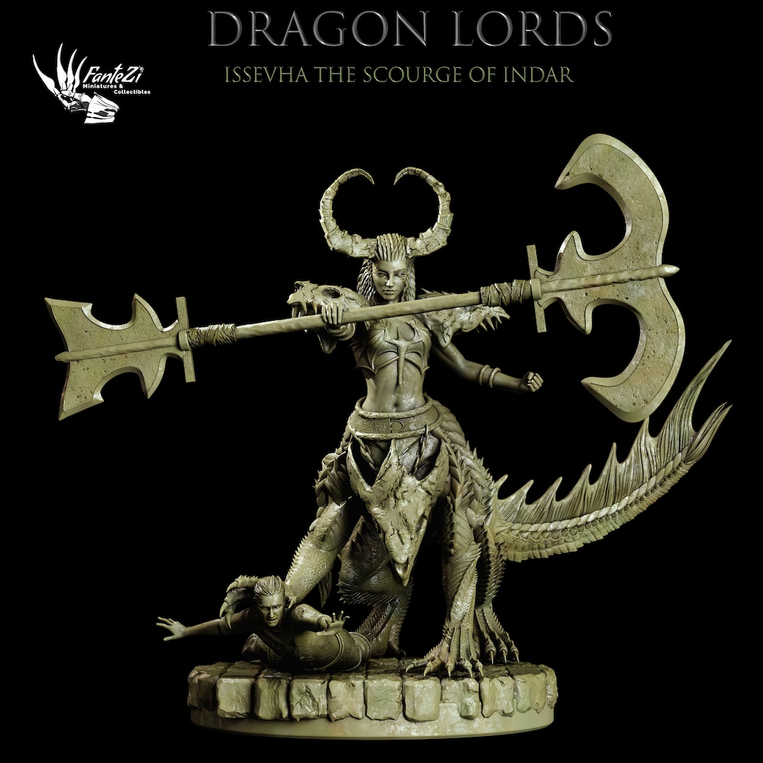 Issevha the Scourge of Indar Boss Fantasy Miniature Aos War Games ...