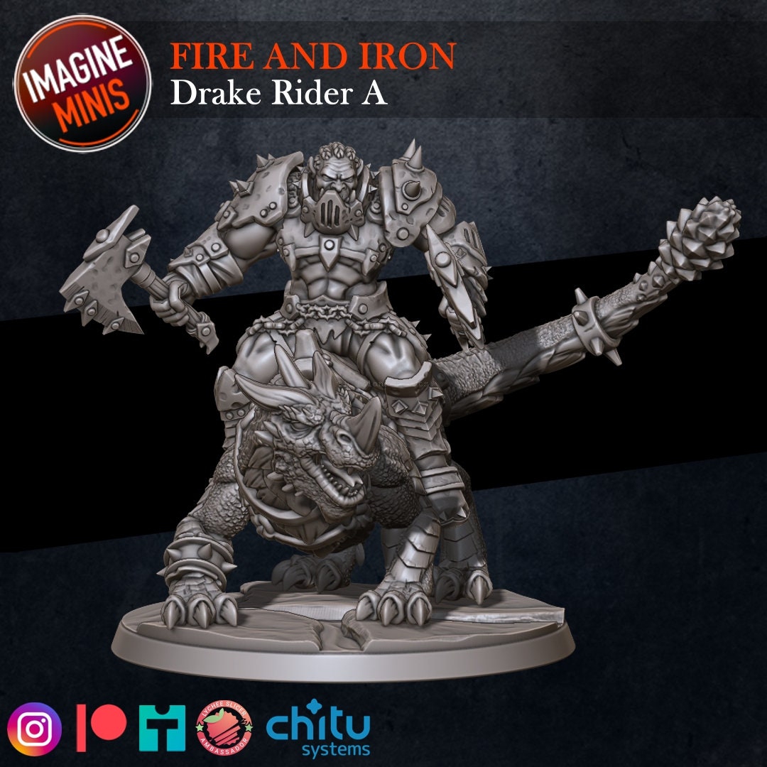 Drake Guard Riders Lizards Aos War Games Role Playing Dungeons and ...