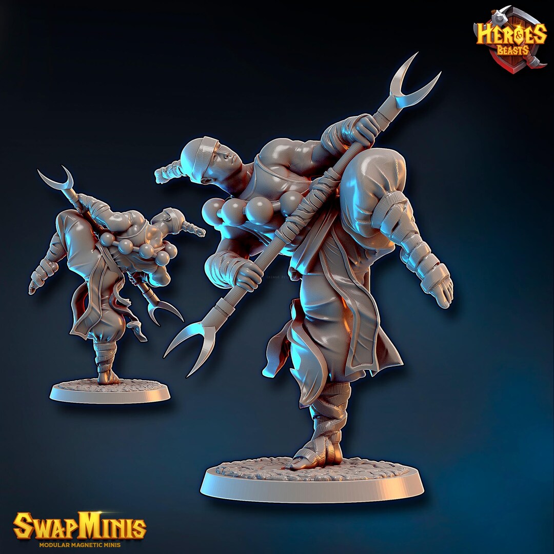 Sunana Monk Fighter Fantasy Aos War Games Role Playing Dungeons and ...