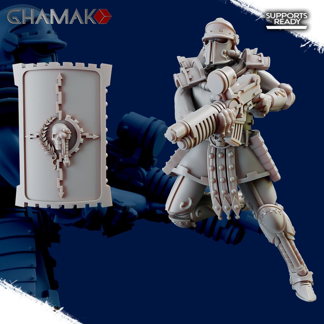 Martian Gatekeeper Mechanical Mech Imperial Guard Aos SCIFI War Games ...
