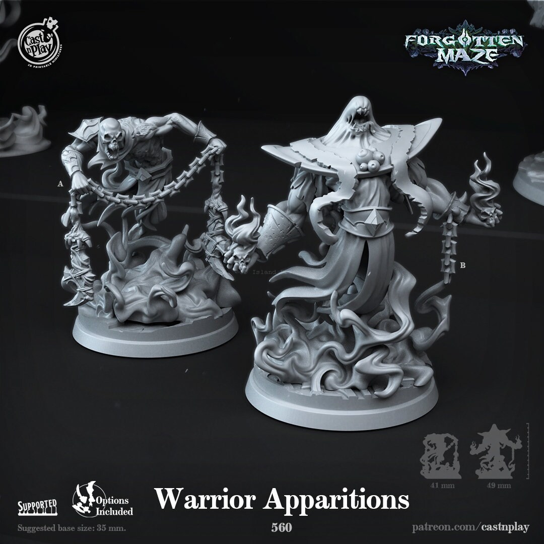 Dungeon Warrior Apparitions Ghosts Aos War Games Role Playing Dungeons ...